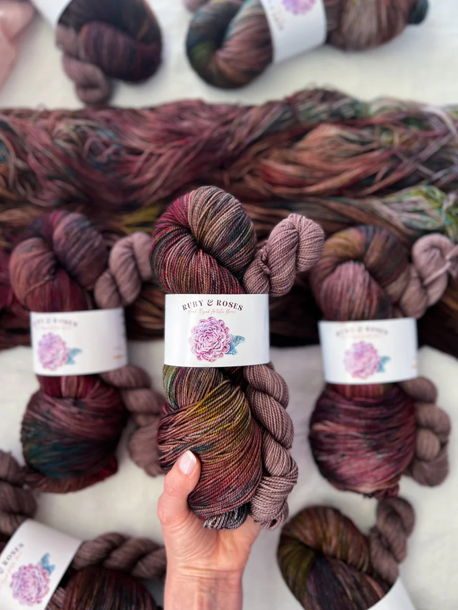 Ruby and Roses Yarn - Soft Rose Sock Set – Yarnbyrds, LLC